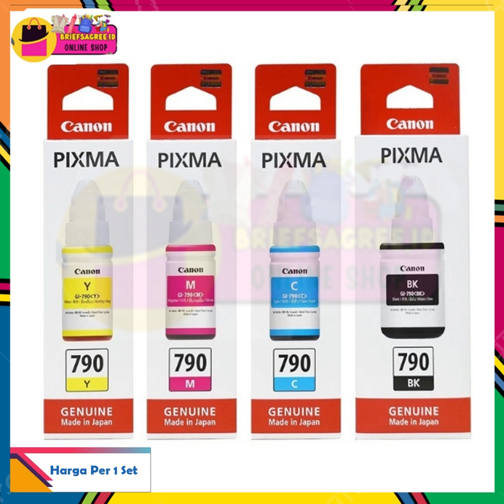 Jual Tinta Refill Printer Canon Gi 790 For Perinter G1000 G2000 G3000 ...