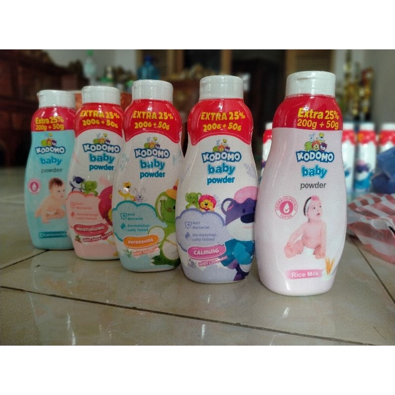 Jual KODOMO BABY POWDER 200g Extra 50g | Shopee Indonesia