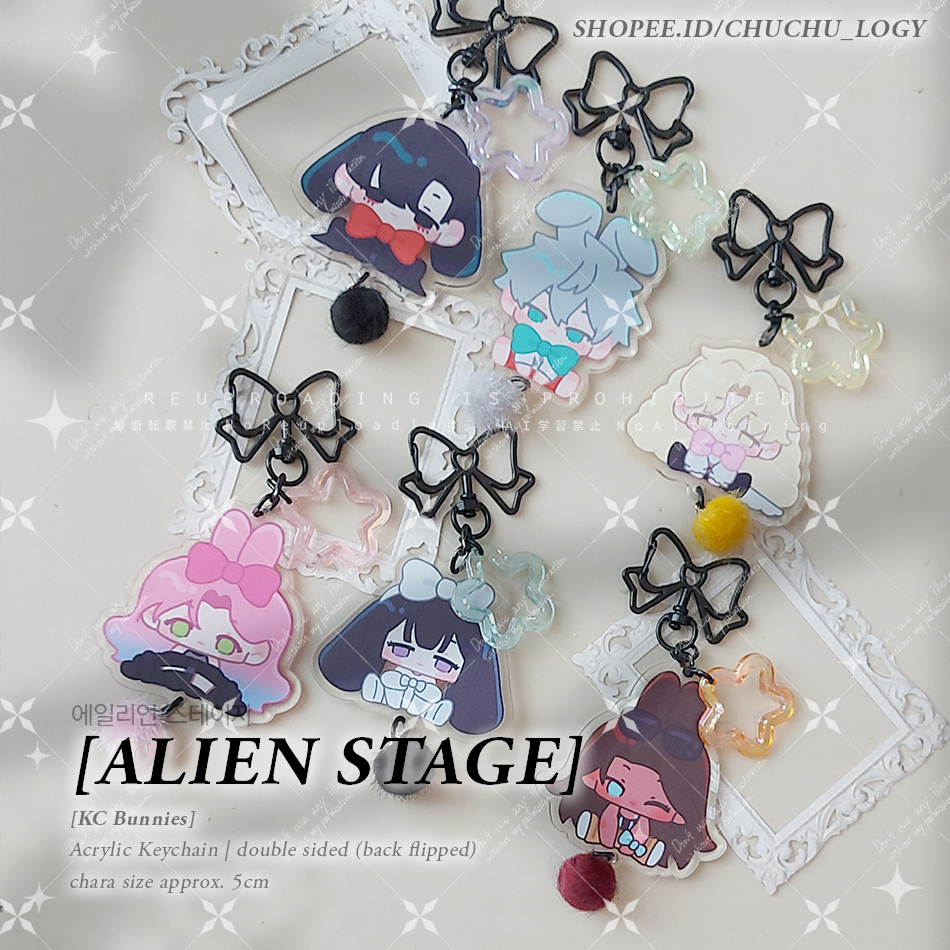 Jual Alien Stage [ Keychain Bunnies ] Mizi Sua Till Ivan Hyuna Luka ...
