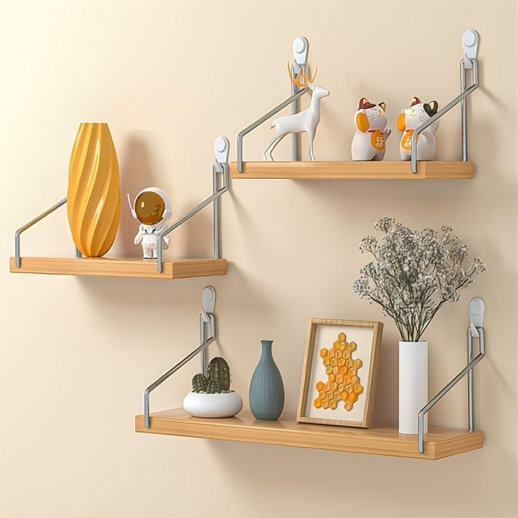 Jual RAK HAMBALAN DINDING GANTUNG BESI 3 SET/RAK KAYU TEMPAT ...