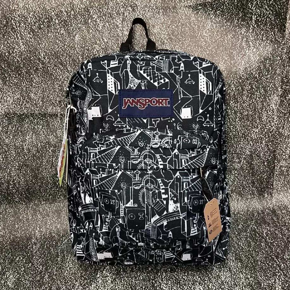 Jual JanSport Superbreak Backpack - Abstrak Theme / Tas Jansport ...