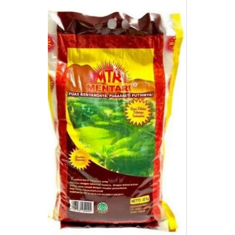 Jual Beras Mentari Merah kemasan 5kg | Shopee Indonesia