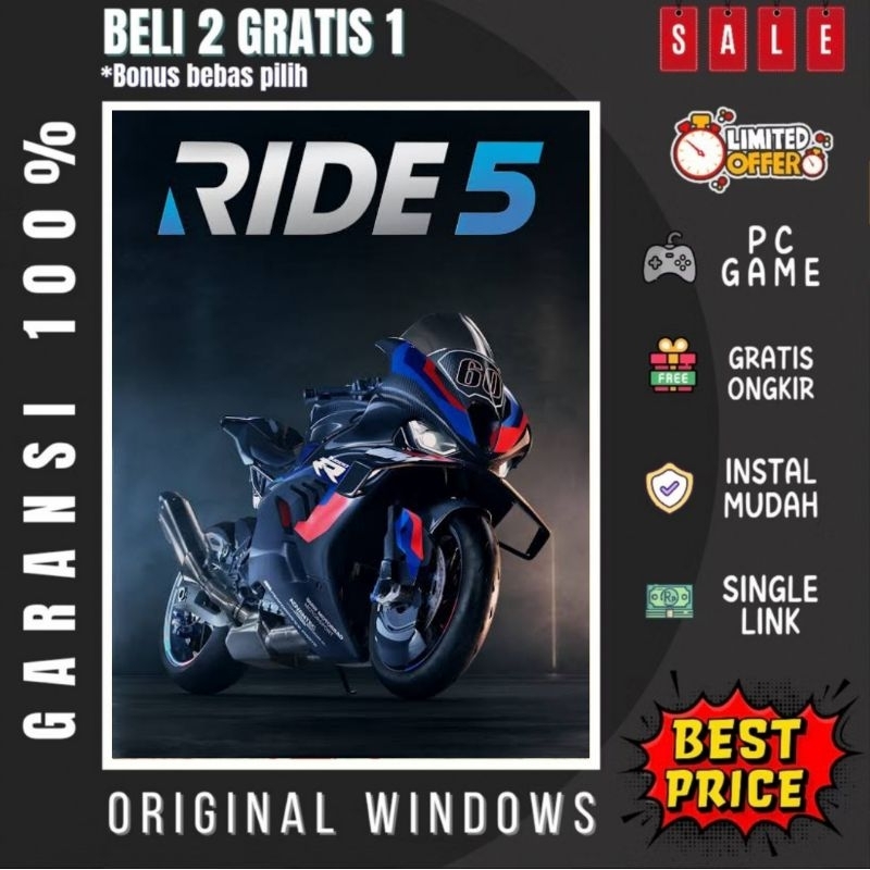 Jual RIDE 5 - GAME PC - GAME LAPTOP - LINK DOWNLOAD - INSTALL MUDAH | Shopee Indonesia