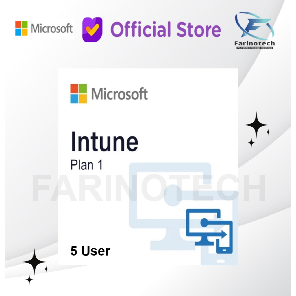 Jual Microsoft Intune Plan 1 - 5 User 1 Year Subscription | Shopee ...