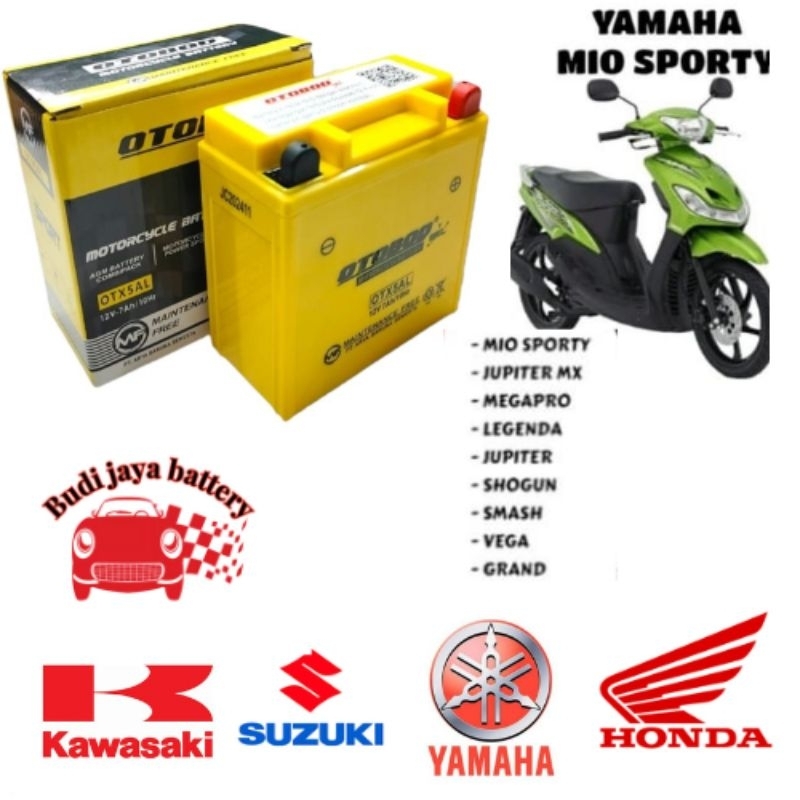 Jual Aki motor Mio sporty aki Mio smile Jupiter Burhan old | Shopee ...