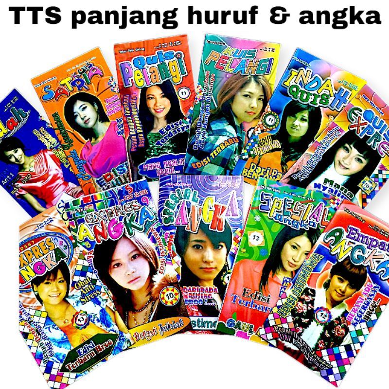 Jual TTS PANJANG (TEKA TEKI SILANG) QUIS DAN ANGKA OBAT STRESS ASAH ...