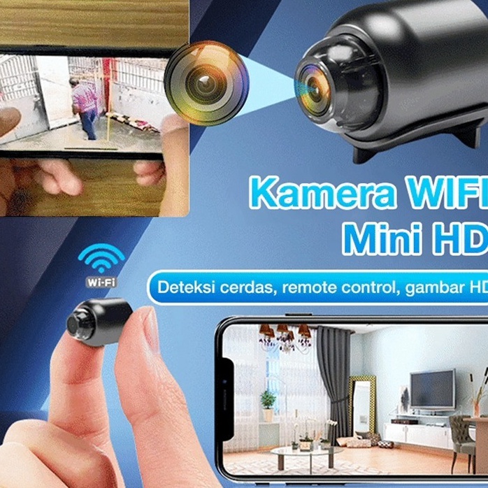 Jual Kamera Pengintai mini WIFI Hidden Spy camera HD CCTV Mini Cam ...