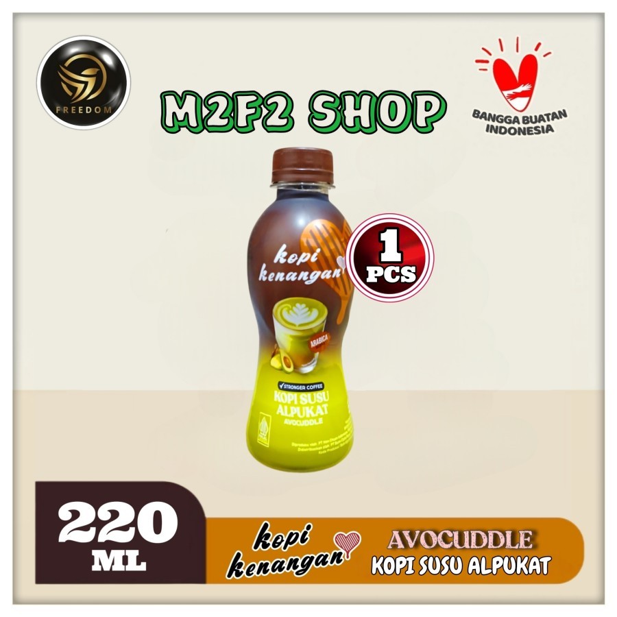 Jual Kopi Kenangan Avocuddle Coffee With Milk Avocado | Kopi Susu Alpukat Botol Pet - 220 ml ...
