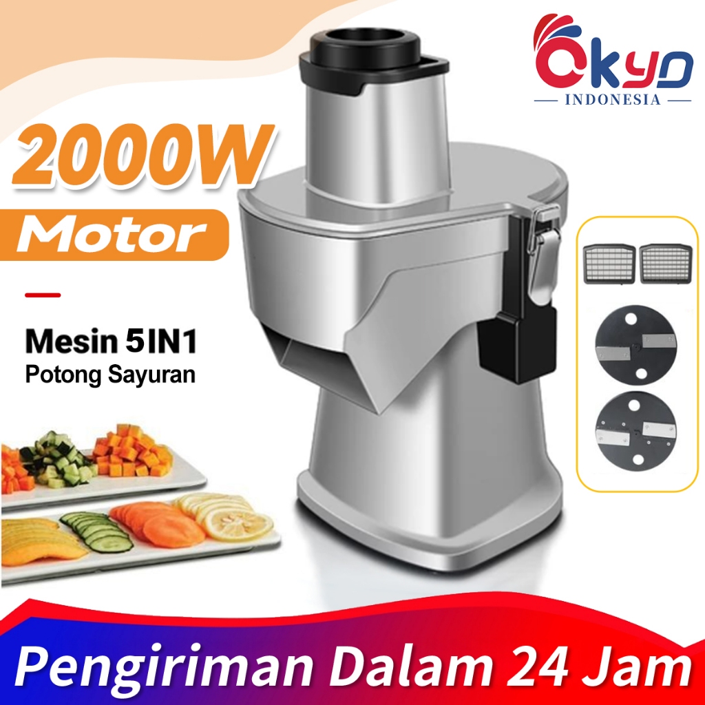 Jual Mesin Potong Sayuran Multifungsi Listrik Alat Pemotong Sayuran Dan ...