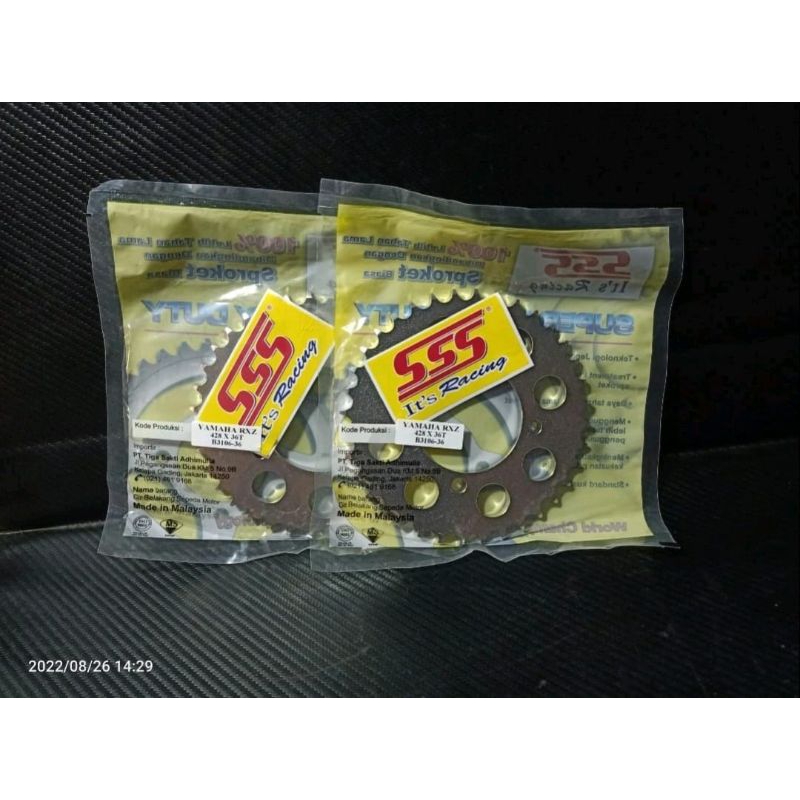 Jual gear gir ger belakang SSS 428 yamaha | Shopee Indonesia