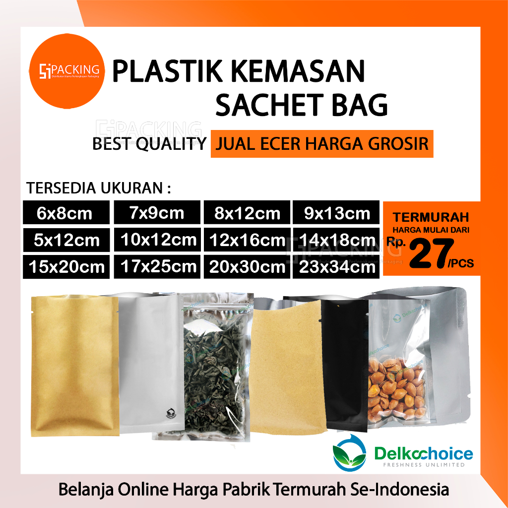 Jual Kemasan Sachet Plastik Saset Aluminium Foil dan Metalizing Foil ...