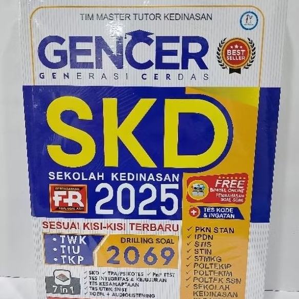 Jual Buku ORIGINAL GENCER SKD(sekolah kedinasan) 2025 | Shopee Indonesia