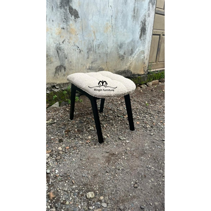 Jual kursi stoll jok minimalis kayu jati aestetic scandanavian modern ...