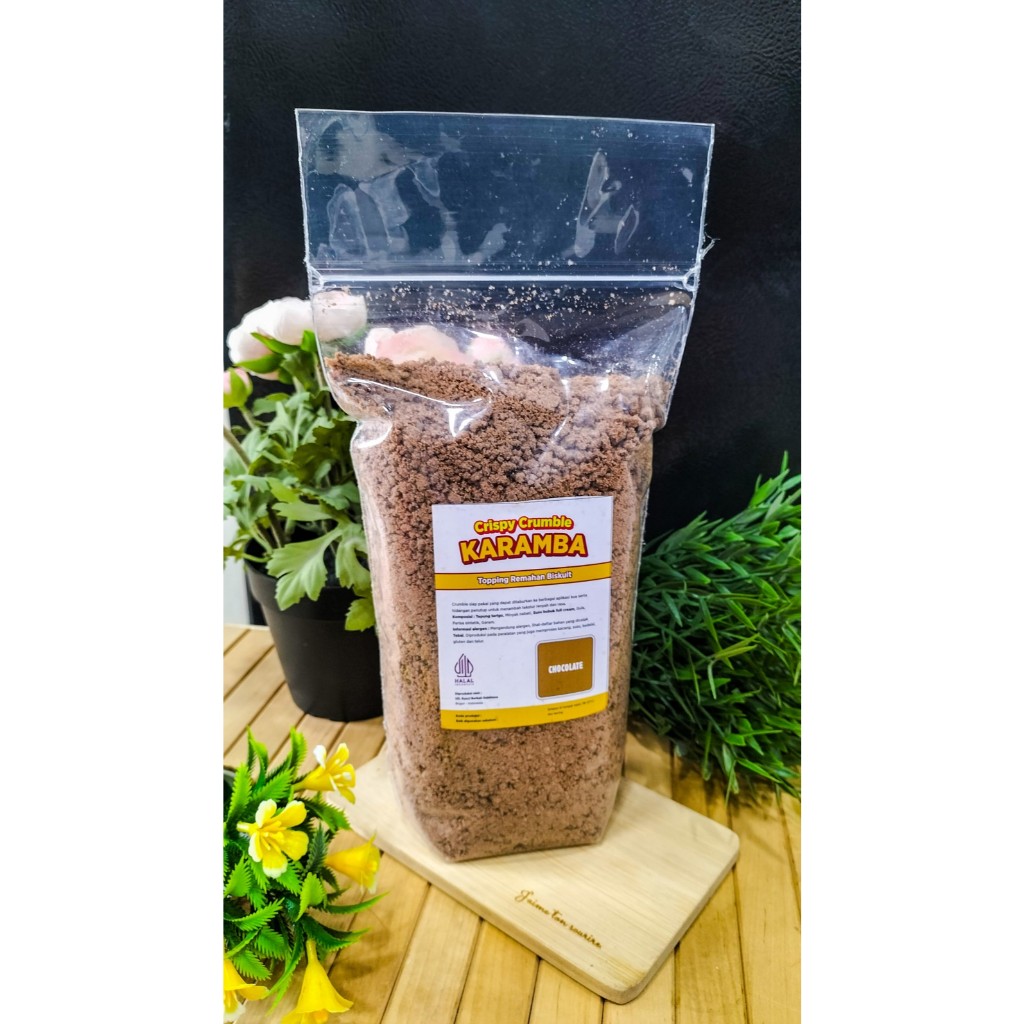 Jual Crispy Crumble Karamba - Chcocolate l Topping Remahan Biskuit ...