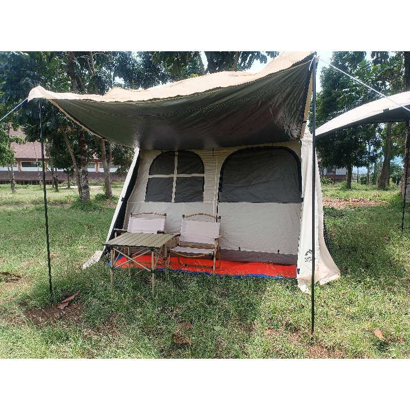 Jual Tenda Glamping Field trip New Design frame otomatis | Shopee Indonesia