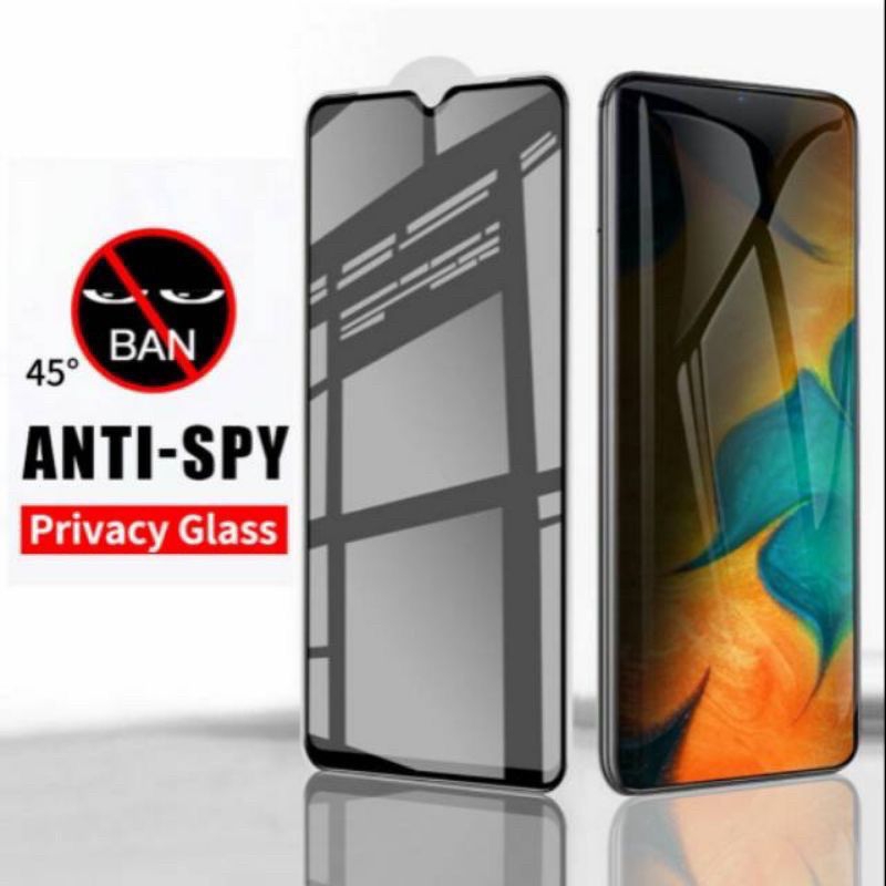 Jual Tempered Glass Full Cover Anti SPY SAMSUNG M30S Anti Gores Kaca Privacy Pelindung Layar ...