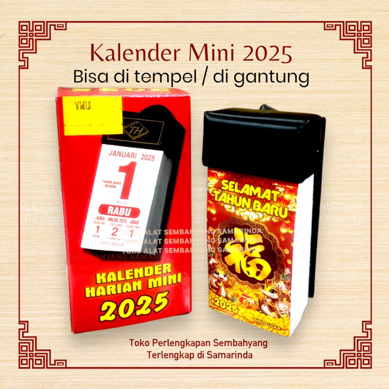 Jual Kalender Mini 2025 / Tempel Gantung | Shopee Indonesia