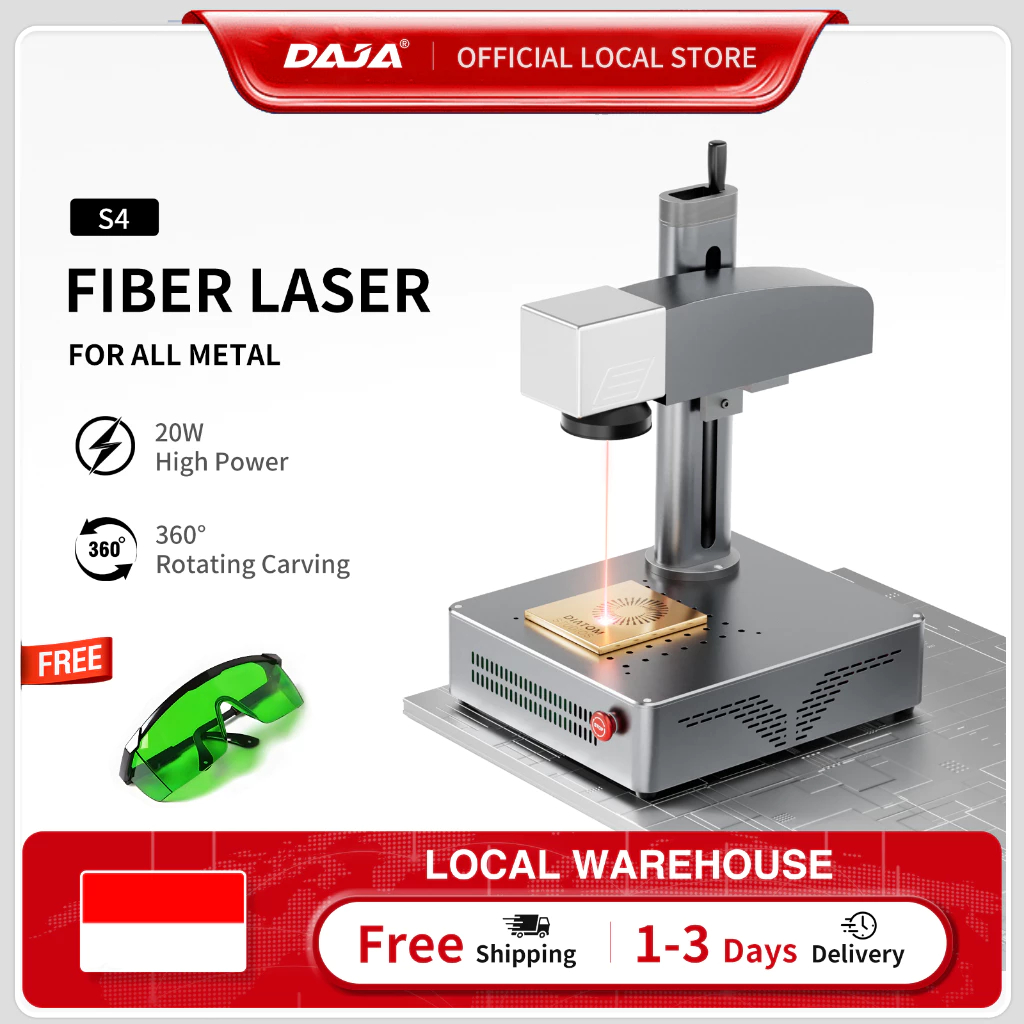 Jual Mesin ukiran laser DAJA/mesin ukiran logam/printer laser/mesin ...