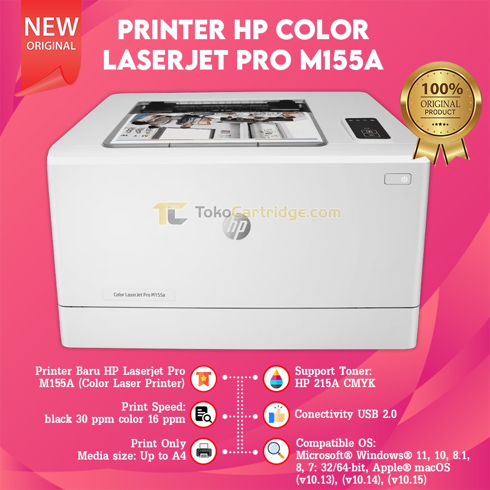 Jual Printer HP Color LaserJet Pro M155a Printer 7KW48A HP Color Laser ...