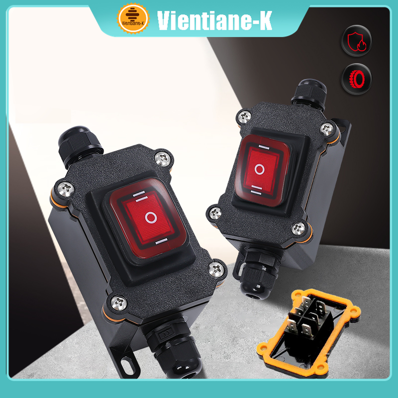 Jual Saklar Waterproof Switch On Off Anti Air Hujan Box Kotak Outdoor ...