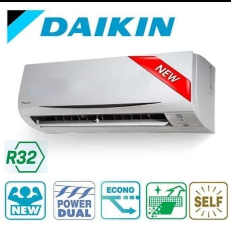 Jual AC DAIKIN FTC25NV14 MINI SPLIT THAILAND 1PK R32 STANDARD + PASANG ...