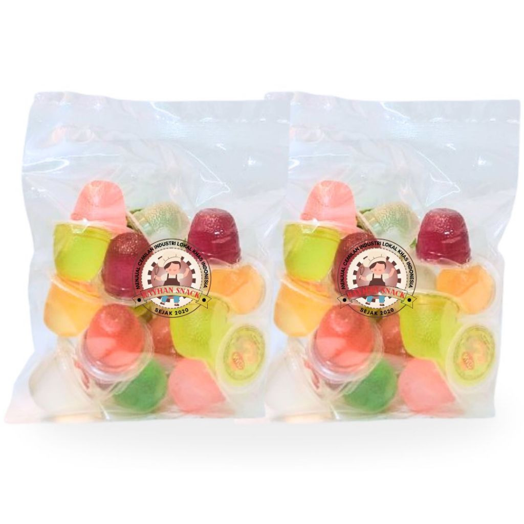 Jual Inaco Jelly Asli Berat Bersih 250 gr isi 17 Cups Jelly / inaco ...