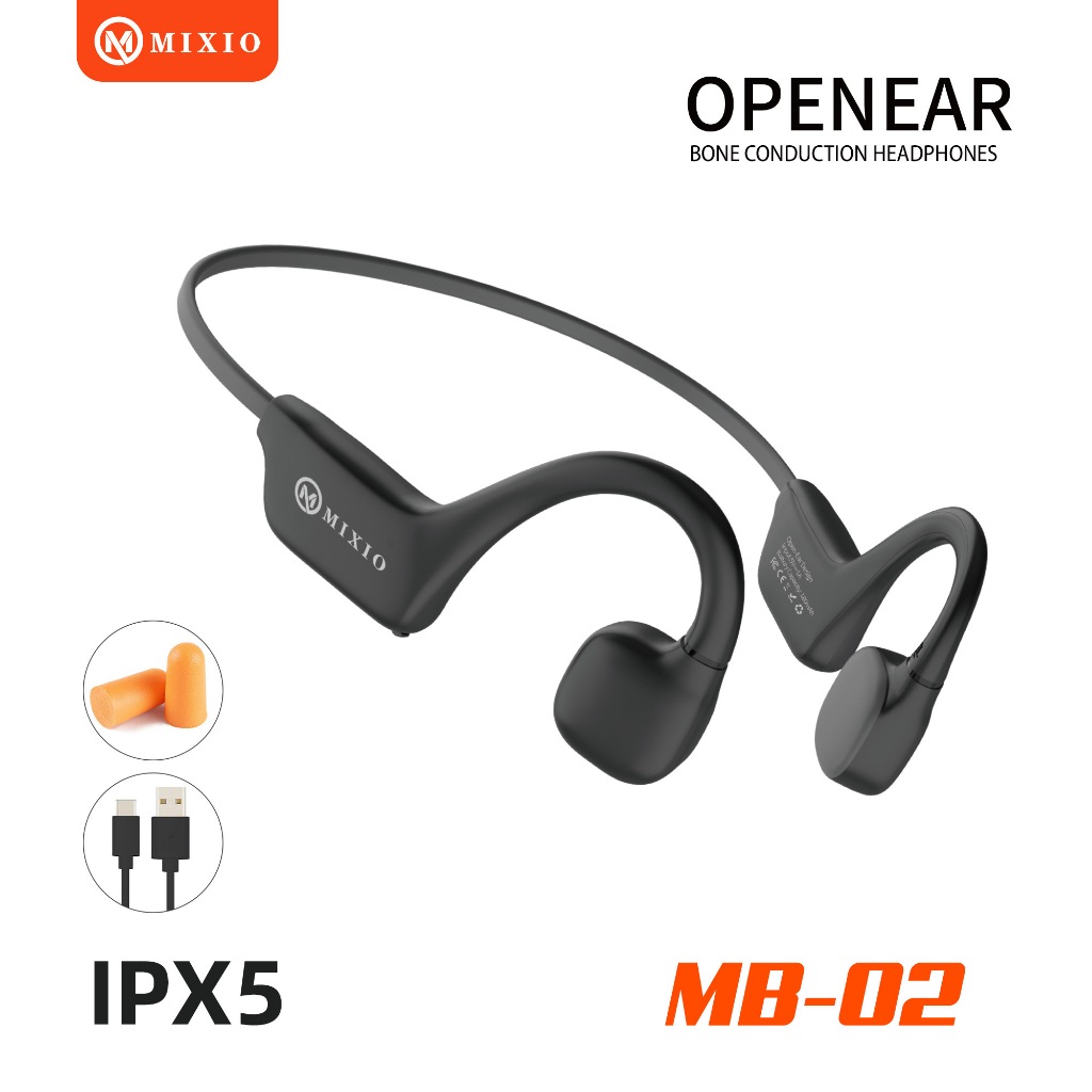 Jual MIXIO Wireless MB-02 Super Bass Bluetooth Headphone Bone ...
