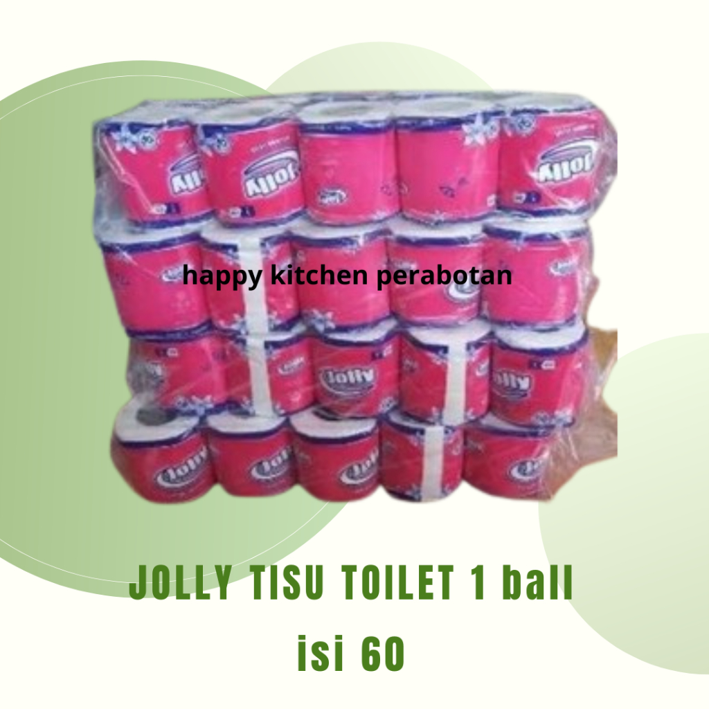 Jual TISU TOILET 1 BALL ISI 60 ROLL TISSUE JOLLY | Shopee Indonesia