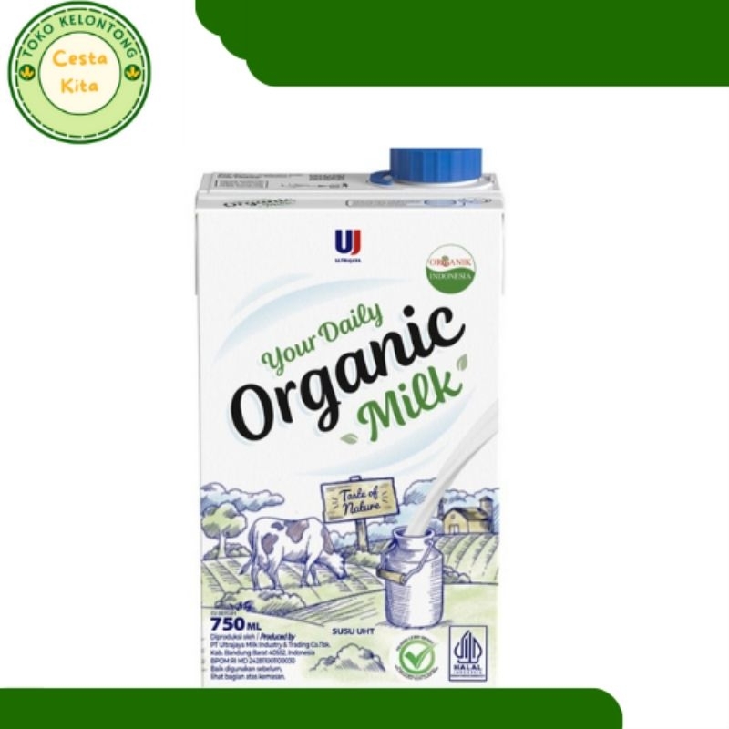Jual Ultra Milk Susu UHT Organik Kotak 750 ml | Shopee Indonesia