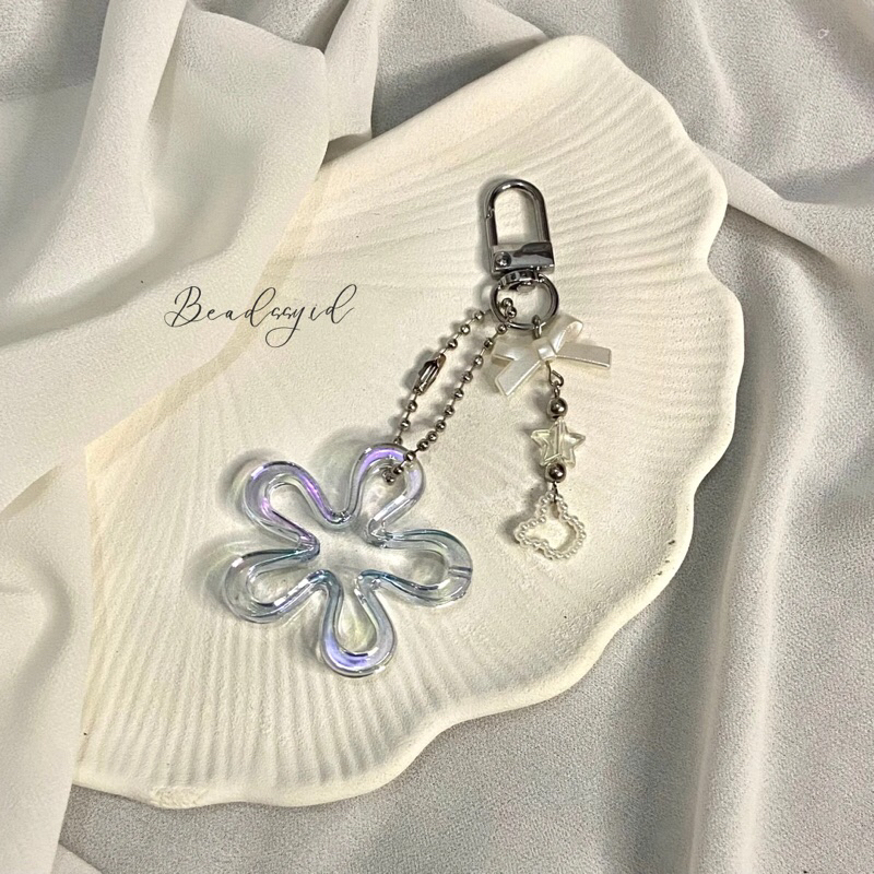 Jual Keychain Bunga Transparan | Gantungan Tas dan Handphone bentuk Sea ...