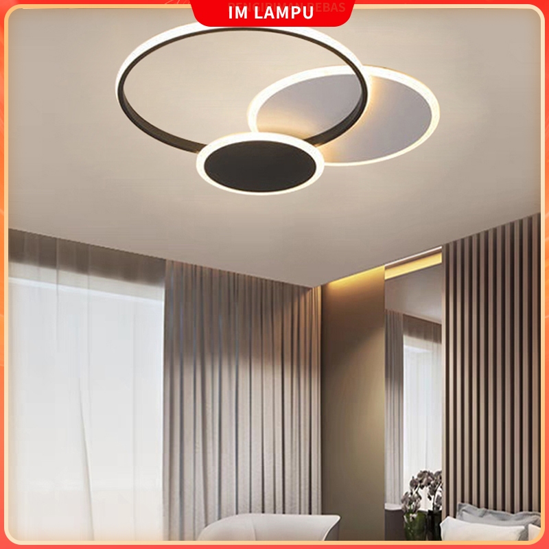 Jual (Remote) Lampu plafon modern sederhana LED ruang tamu/ruang makan ...