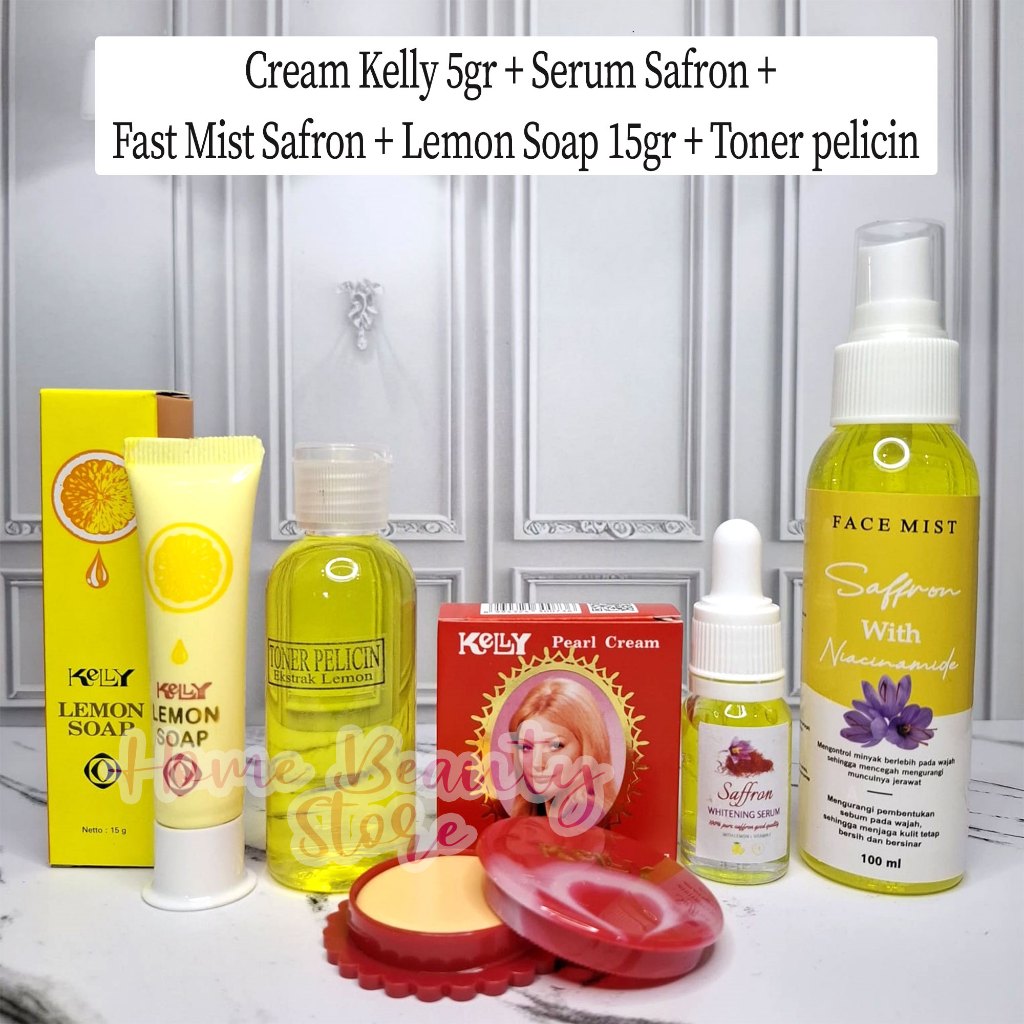Jual Paket 5in1 Kelly Kosmetik ( Cream Kelly 5gr + Kelly Lemon Soap ...