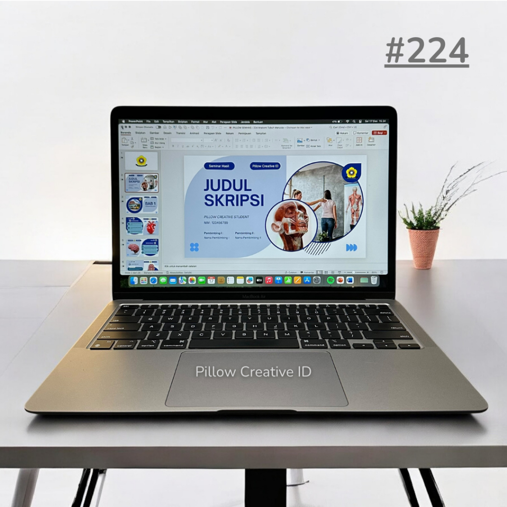 Jual Template Powerpoint - Tema Anatomi Tubuh Manusia | Shopee Indonesia