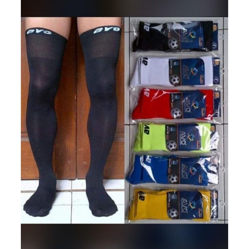 Jual Avo Kaos Kaki Bola Panjang Kaus Kaki Sepak Bola Futsal Original ...