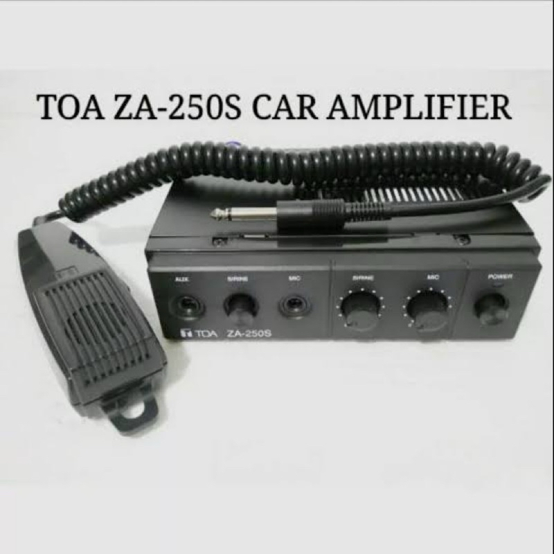 Jual Car amplifier TOA ZA- 250 S ampli mobil sirine 25 watt | Shopee ...