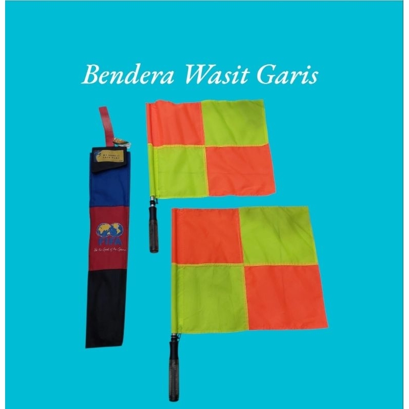 Jual Bendera Hakim Garis Sepak Bola Wasit Futsal Soccer Football ...
