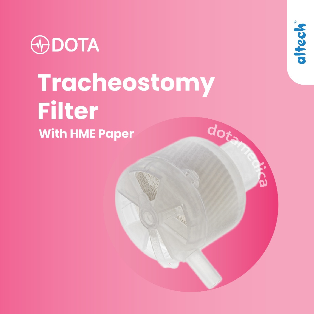 Jual HME Filter Trakeostomi / Tracheostomy Filter with HME Paper ...