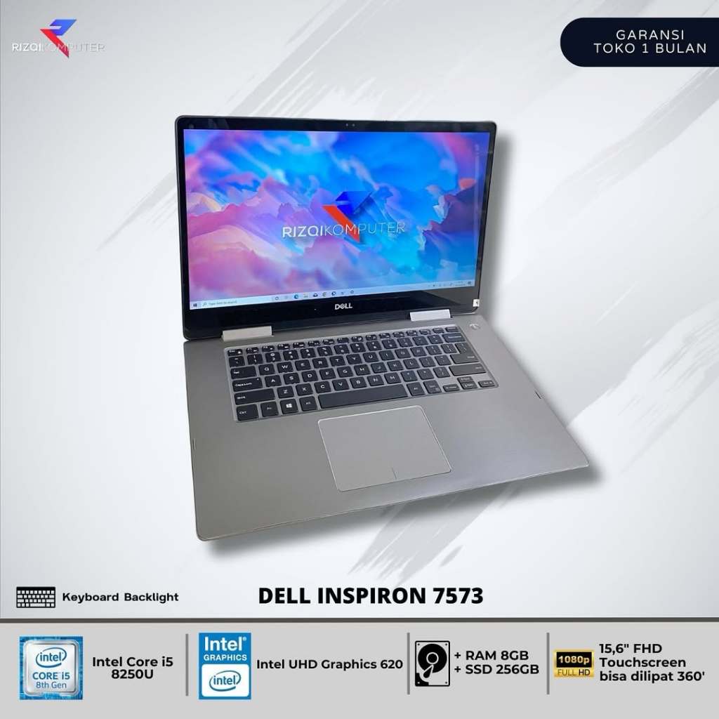 Jual Dell Inspiron 7573 Intel Core i5-8250U Ram 8GB SSD 256GB | Shopee ...