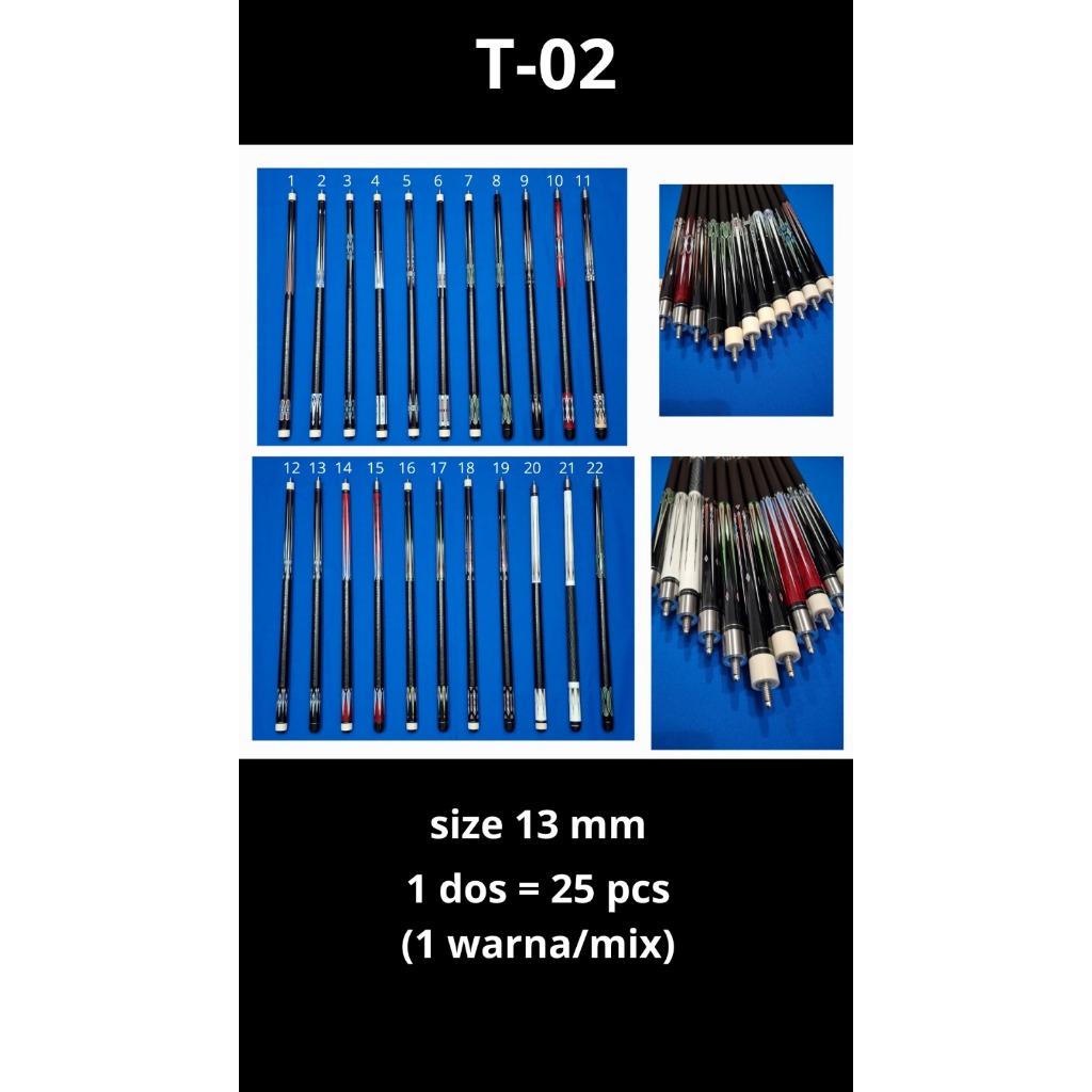 Jual Stick billiard House Cue Grade Import Leadsuper T02 | Shopee Indonesia