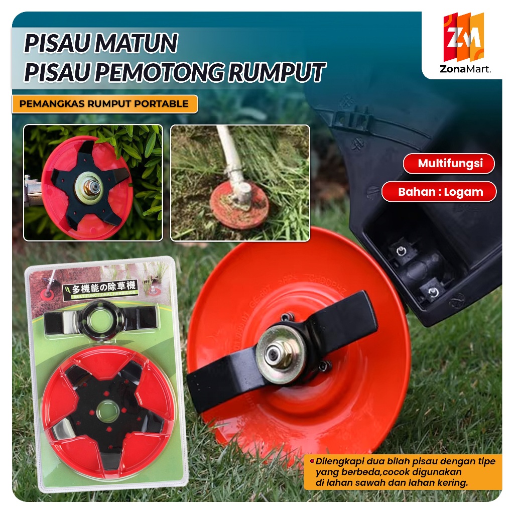 Jual Mata pisau matun padi paddy blade penyaing gulma mesin potong ...