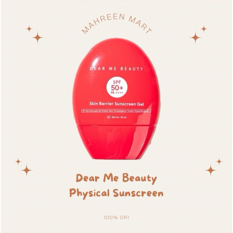 Jual Dear Me Beauty Skin Barrier Physical Sunscreen SPF 50 PA++++ 35ml ...
