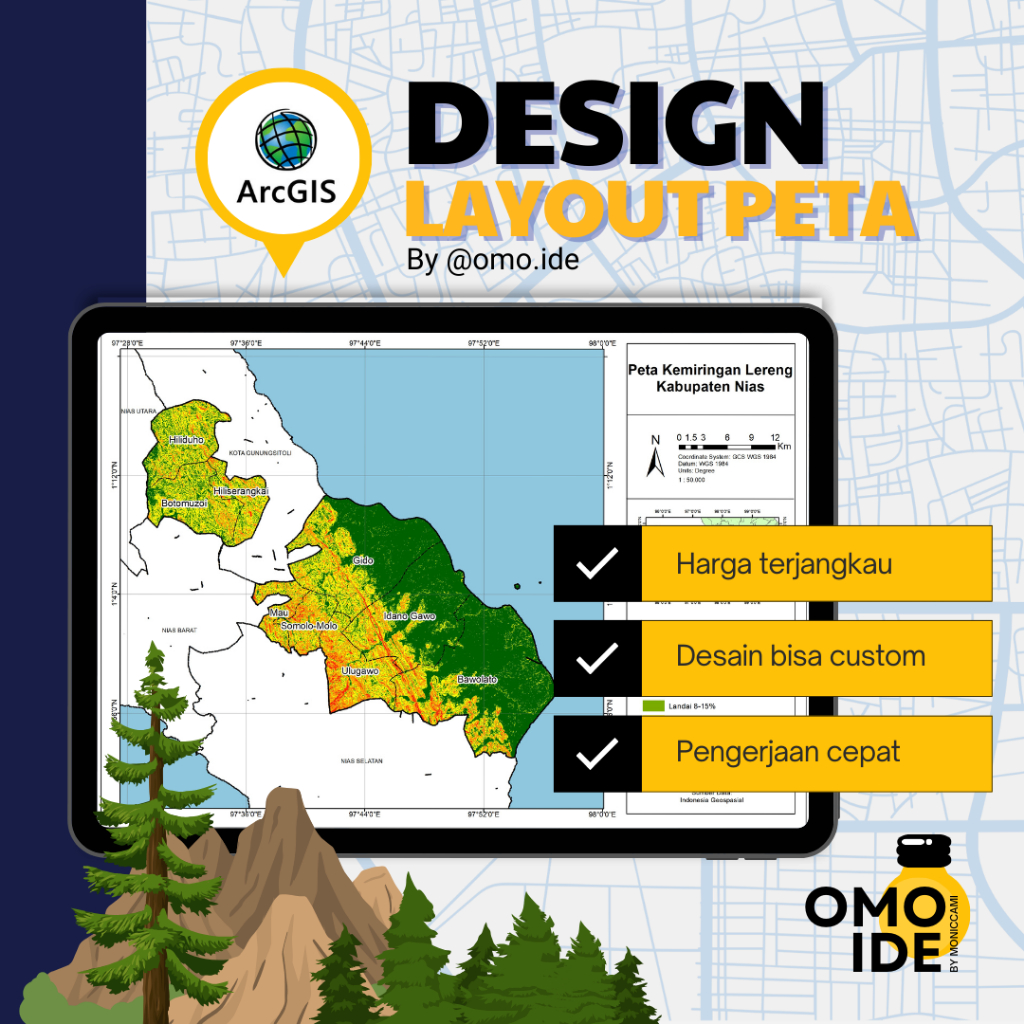 Jual Jasa Desain Peta ArcGIS Cepat dan Terpercaya untuk Analisis Data ...