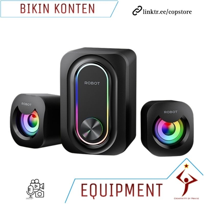 Jual Speaker Laptop Komputer PC USB Multimedia Stereo Robot RS 170 RS ...