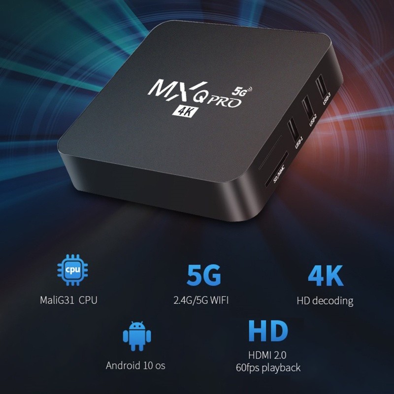 Jual Android TV Box MXQ-PRO 5G 16/256GB 4K UHD Youtube Netflix Browser ...