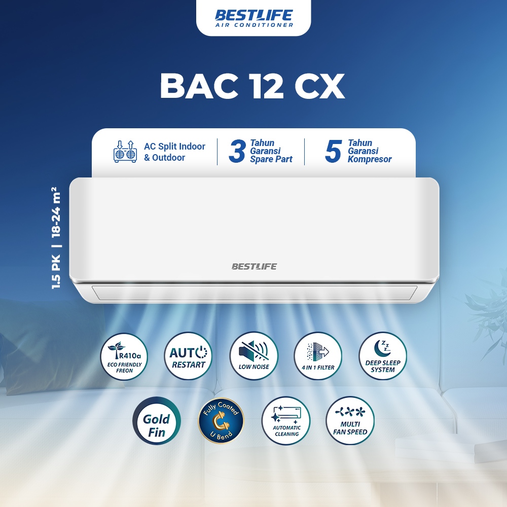 Jual BESTLIFE Official Store - Air Conditioner Split CX - AC Split 1.5 ...