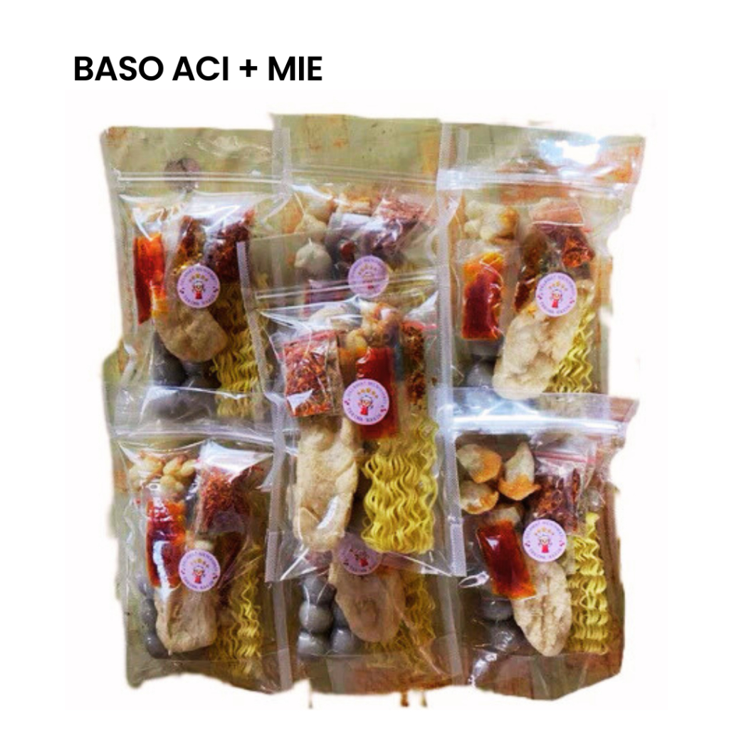 Jual Baso Aci paket lengkap Mie dan chili oil | Shopee Indonesia