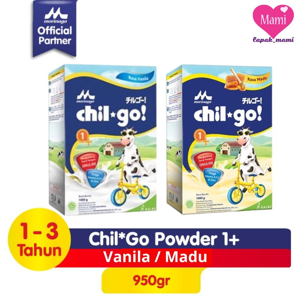 Jual Chilgo Powder 1+ Madu dan Vanila 950g Susu Bubuk dukung Tumbuh Kembang Anak Usia 1 - 3 ...