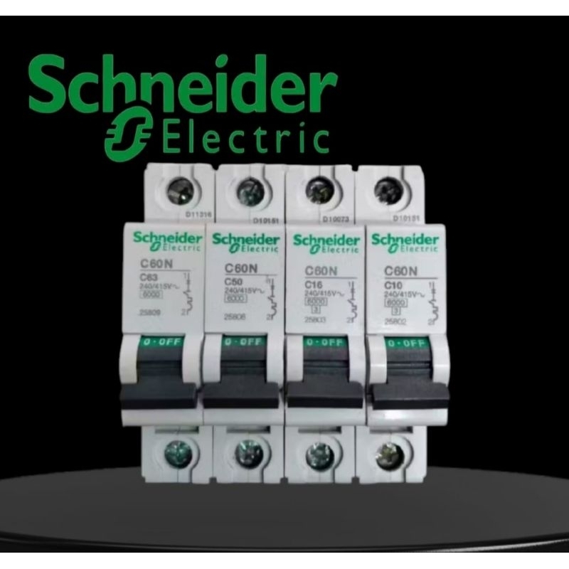 Jual MCB SCHNEIDER C60N / C60a / C60H 1phas 230/400v 240/415v | Shopee Indonesia