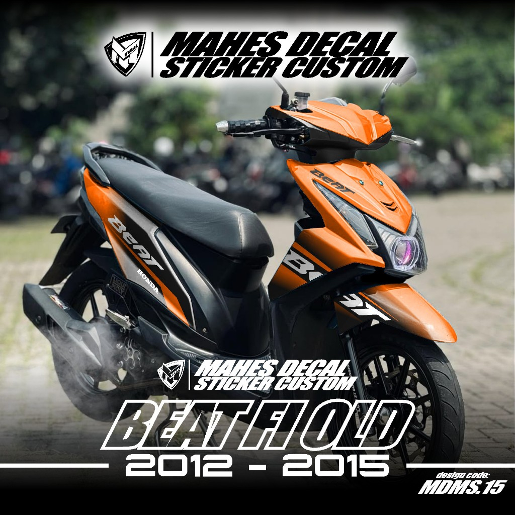 Jual (COD) Decal Stiker Honda Beat Fi 2012 2013 2014 2015 2016 Full ...