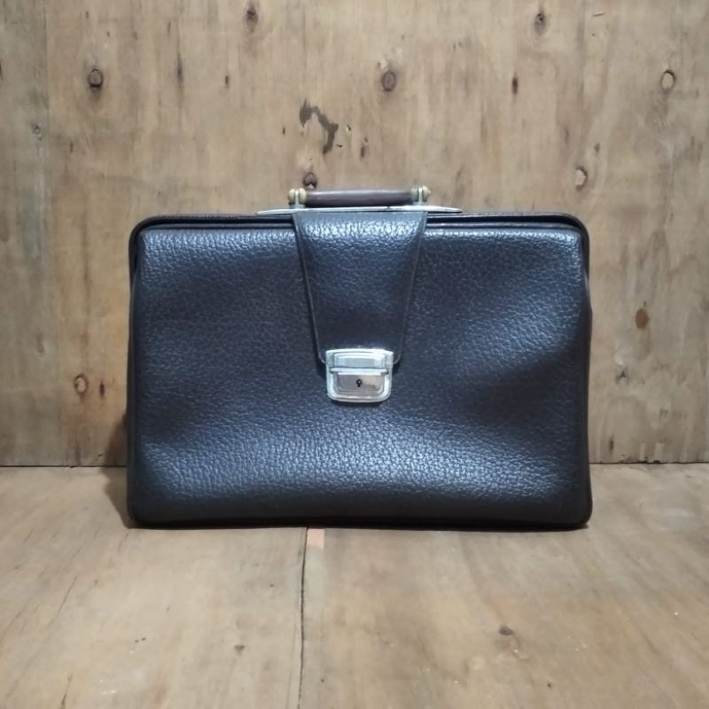 Jual Tas kulit merk gentleman vintage antik jadul lawas kuno | Shopee ...